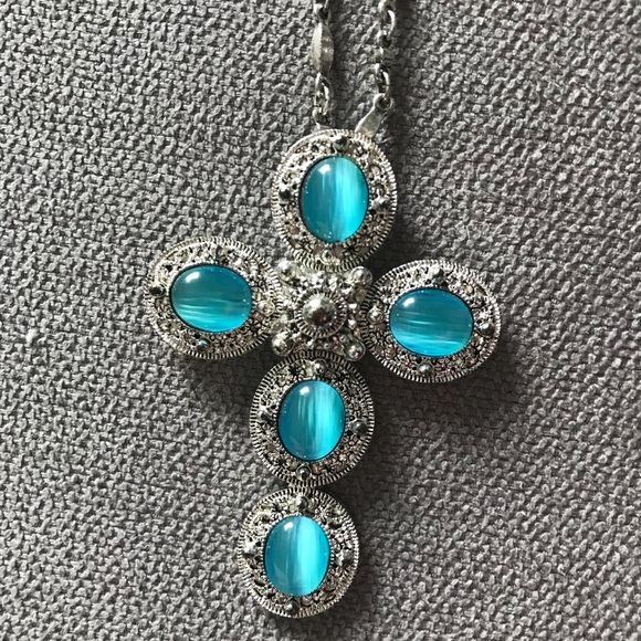 Jewelry | Silverblue Cross Necklace | Poshmark